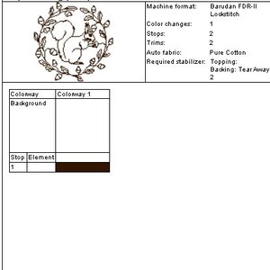 Squirrel Machine Embroidery Design 4 SIZES, Squirrel With Acorns ...