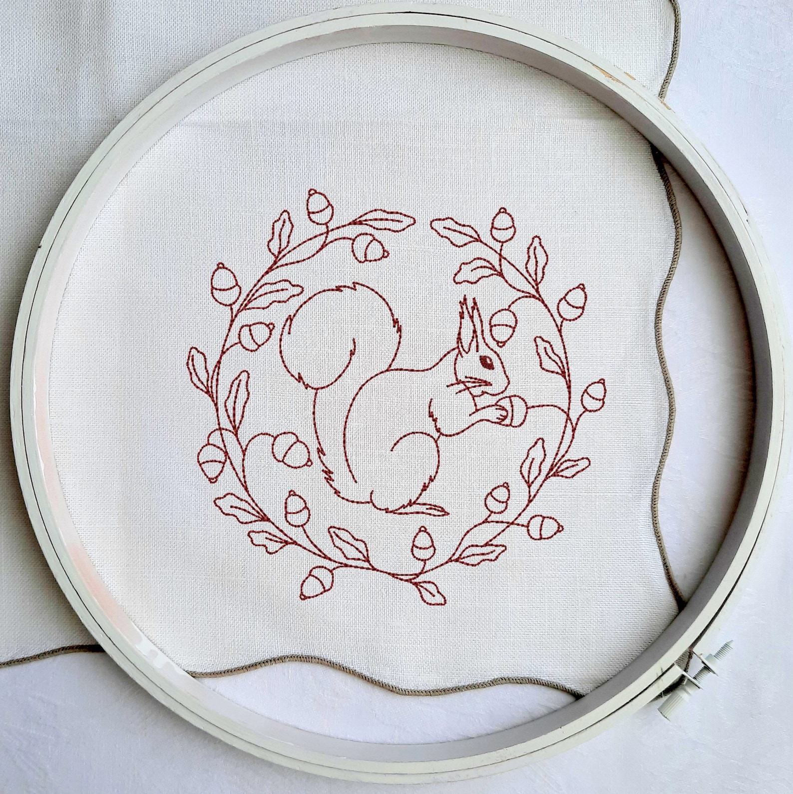 Squirrel Machine Embroidery Design 4 SIZES Squirrel With - Etsy