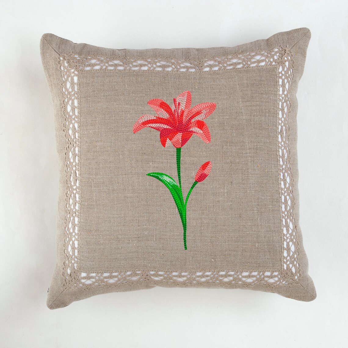 Lily Machine Embroidery Design - 3 SIZES, Sketch Machine Embroidery ...