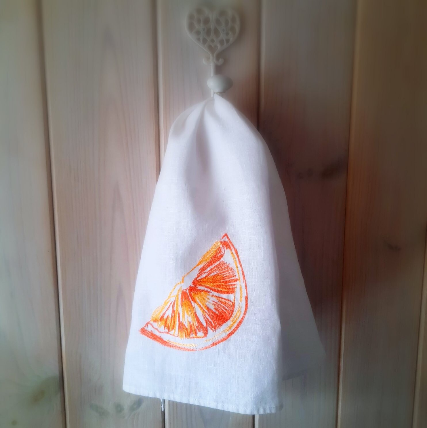 Orange Slice Machine Embroidery Design-2 SIZES Sketch Machine | Etsy