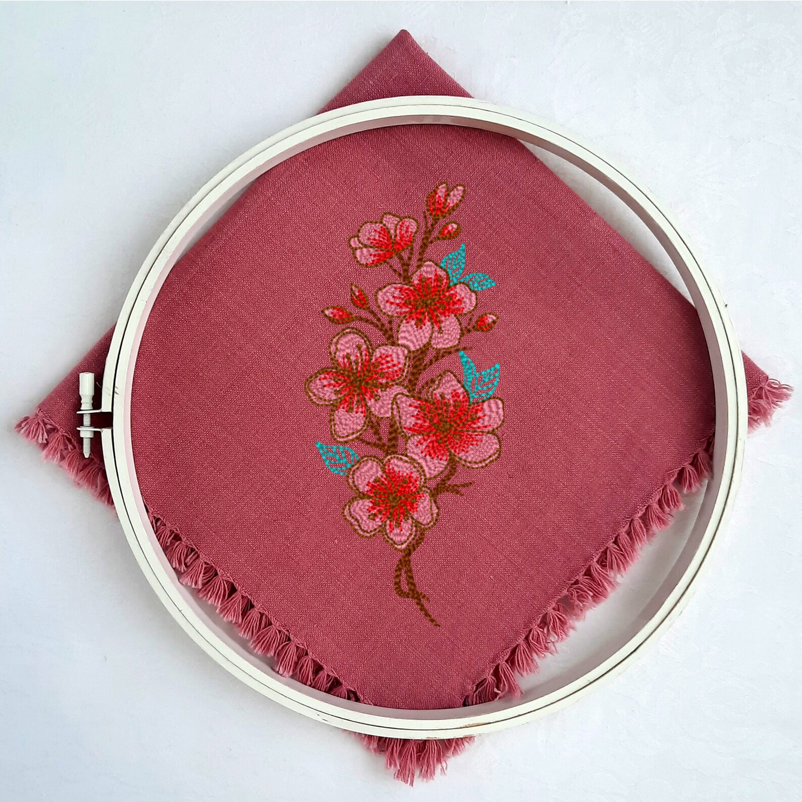 Sakura Machine Embroidery Design Sakura Branch Digital - Etsy