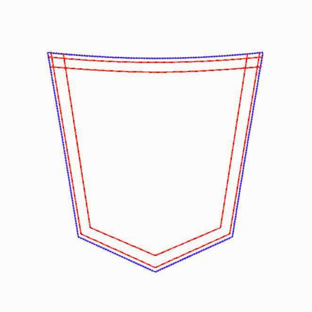 Jeans Pocket Machine Embroidery Design – 5 SIZES, Denim Pocket Digital ...