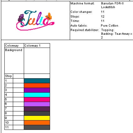 Julia Machine Embroidery Design 3 Sizes Sketch Machine - Etsy