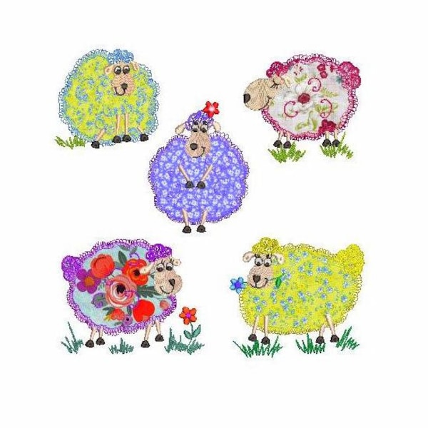 Lamb Embroidery - Etsy