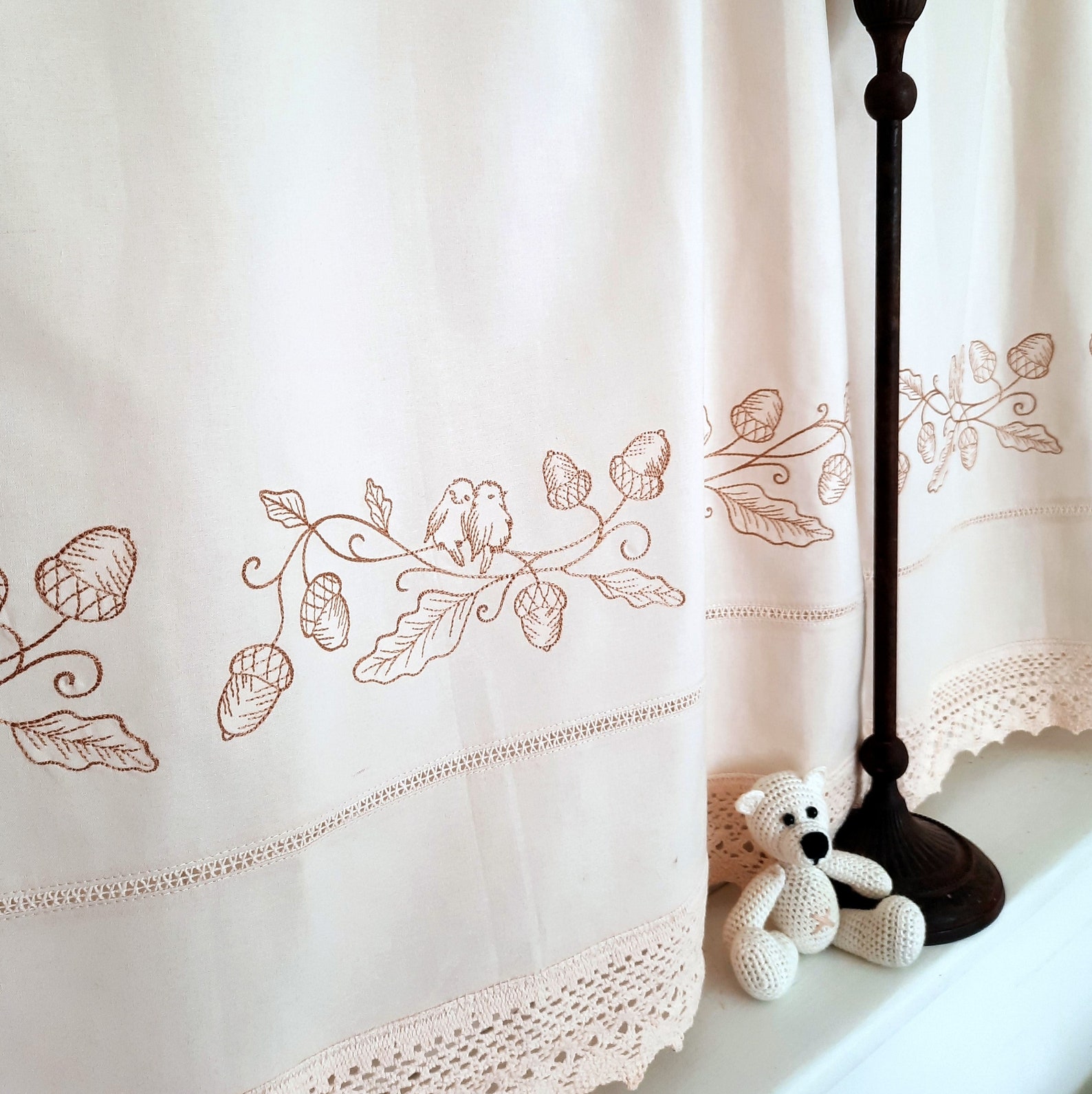 Autumn Border Machine Embroidery Design 4 SIZES, Thanksgiving Border ...