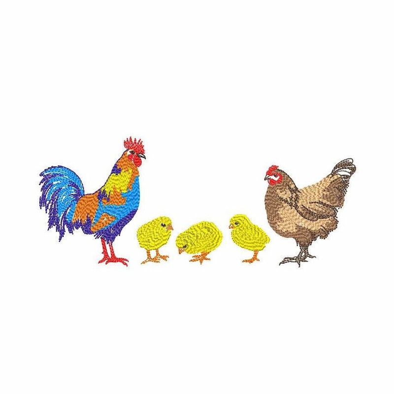 Hen Embroidery - Etsy