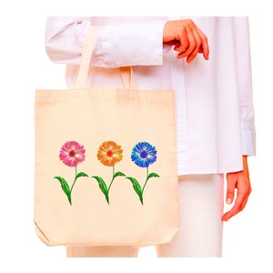Gerbera Daisy Machine Embroidery Design, Digital Machine Embroidery ...