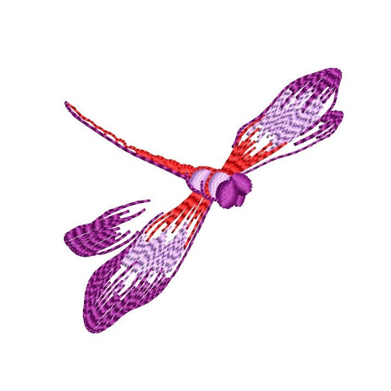 Dragonfly Machine Embroidery Design 3 SIZES Sketch Machine - Etsy