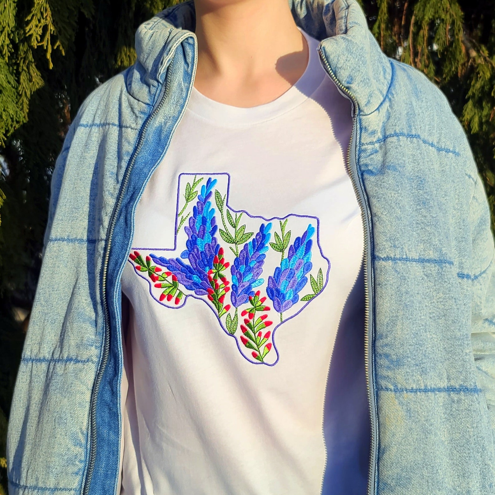 Texas State Machine Embroidery Design 4 SIZES Bluebonnet - Etsy