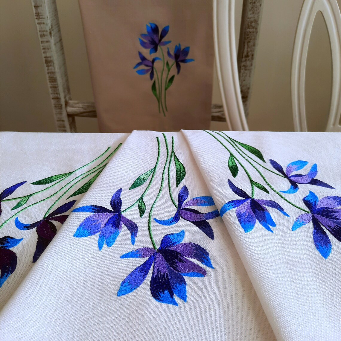 Flower Bouquet Machine Embroidery Design 5 Sizes Sketch Etsy