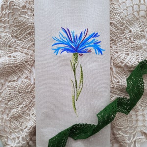 Cornflower Machine Embroidery Design 2 SIZES, Digital Machine ...