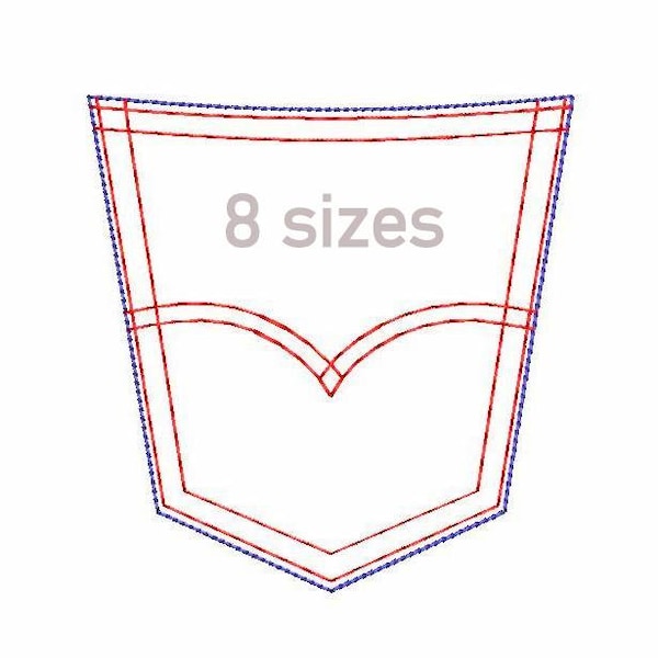 Denim Pockets - Etsy