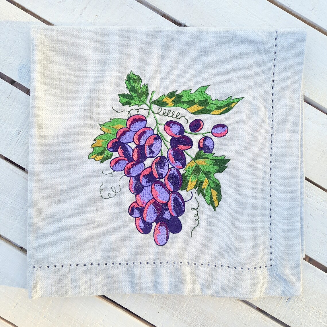 Grape Machine Embroidery Design 3 SIZES, Bunch of Grapes Digital ...