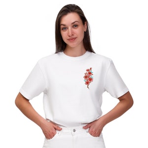 Sakura Machine Embroidery Design, Sakura Branch Digital Embroidery ...