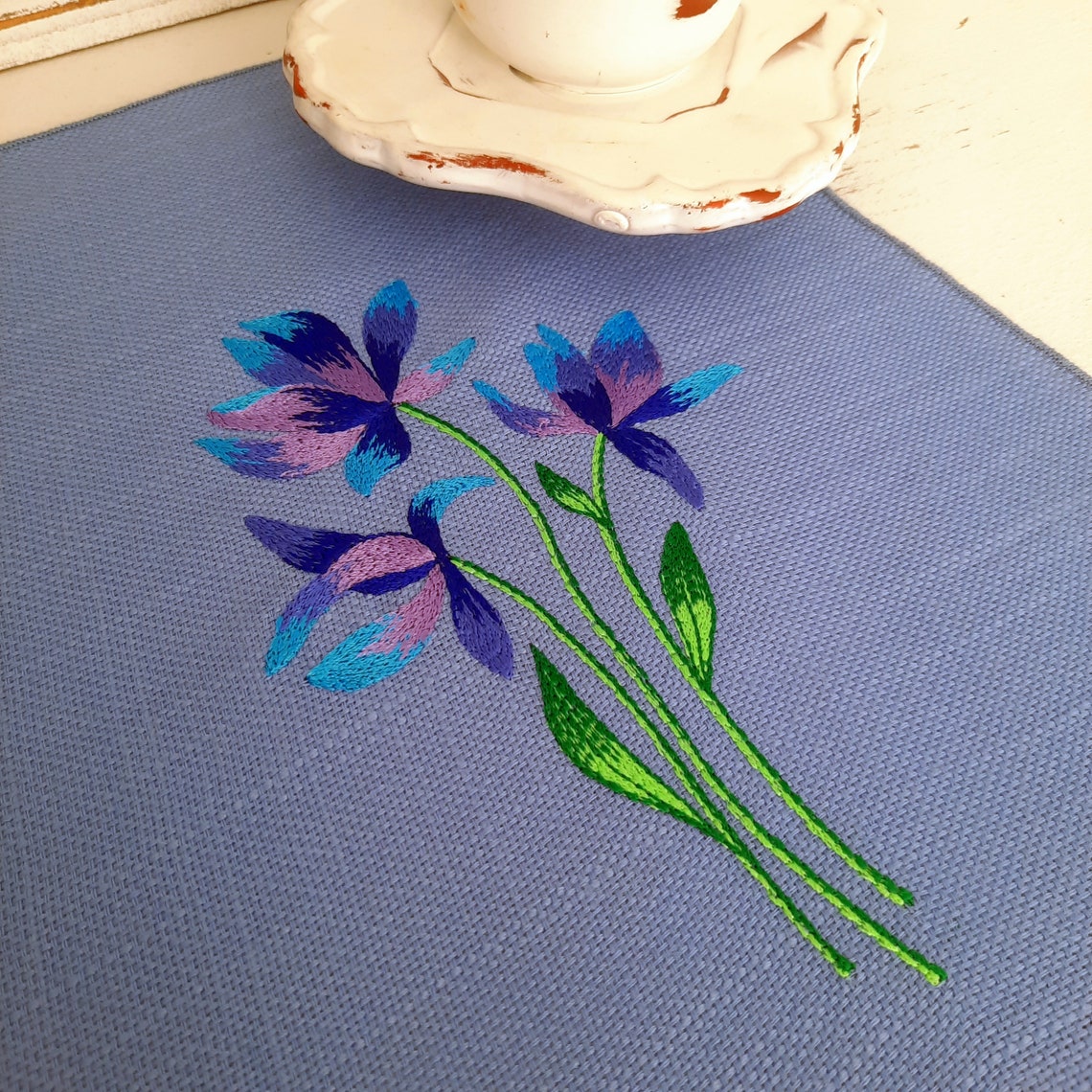 Flower Bouquet Machine Embroidery Design 5 SIZES Sketch | Etsy