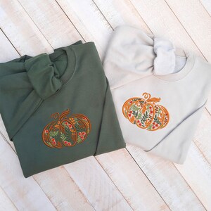 Fall Pumpkin Machine Embroidery Design 5 SIZES, Thanksgiving Pumpkin ...