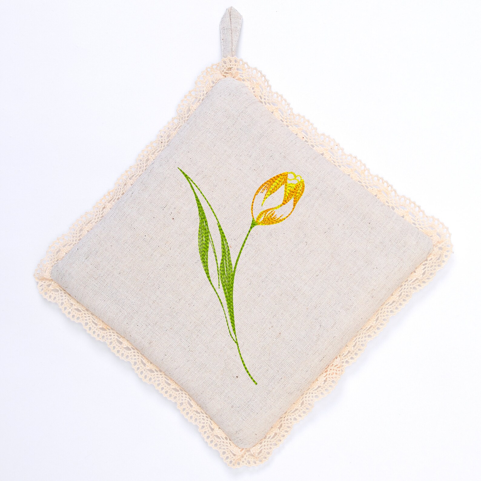 Tulip Machine Embroidery Design 5 SIZES, Tulip Flower Digital ...