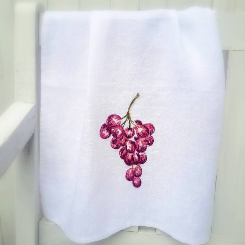 Grape Machine Embroidery Design 3 SIZES, Bunch of Grapes Digital ...