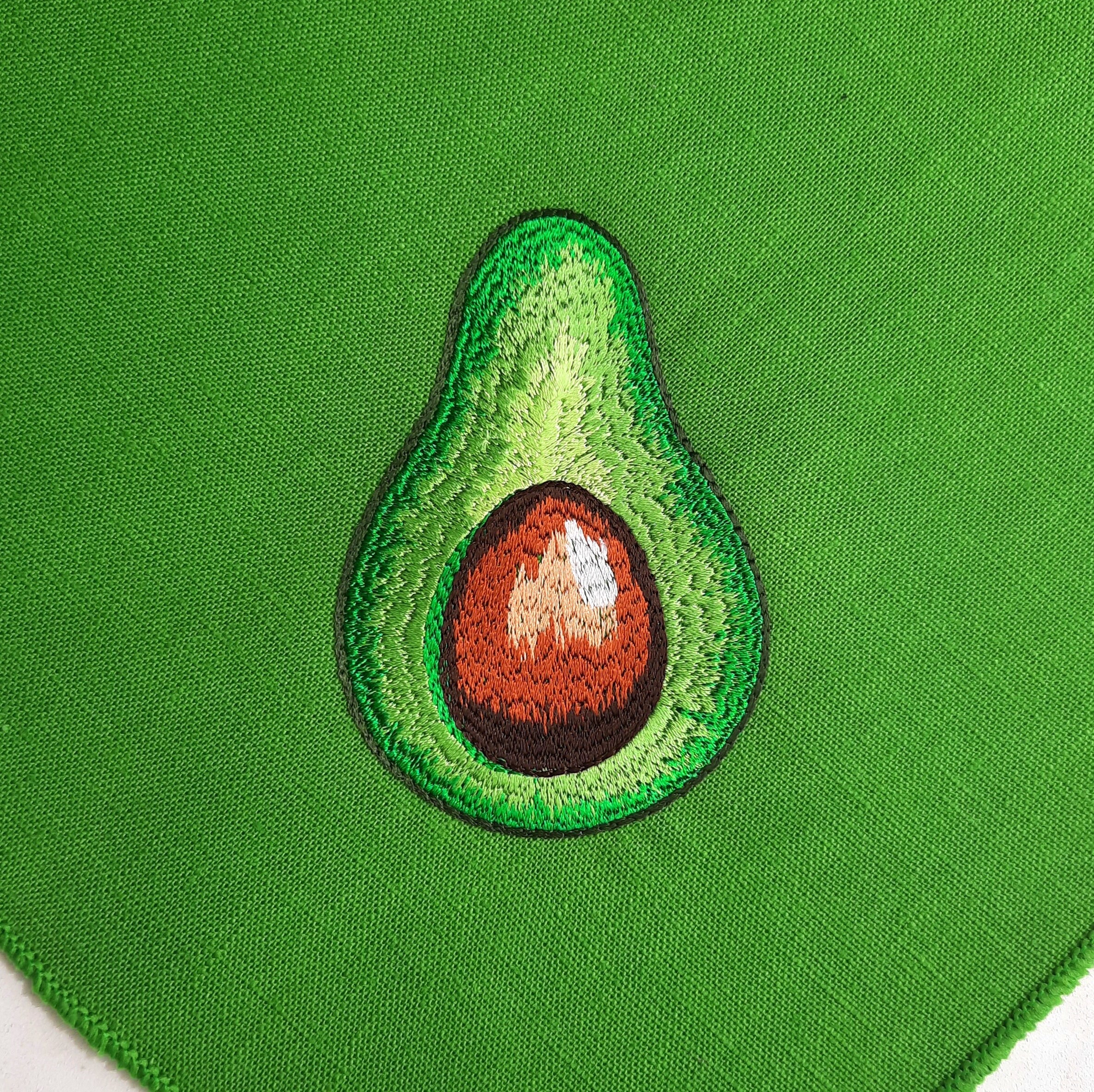 Avocado Machine Embroidery Design 3 SIZES, Sketch Machine Embroidery ...
