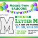 Mosaic Letter M - BLOCK Font, Mosaic From Balloons, Mosaic Template ...
