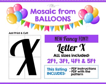 Fancy Letter X - Etsy UK