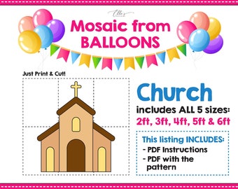 Balloon Church - Etsy