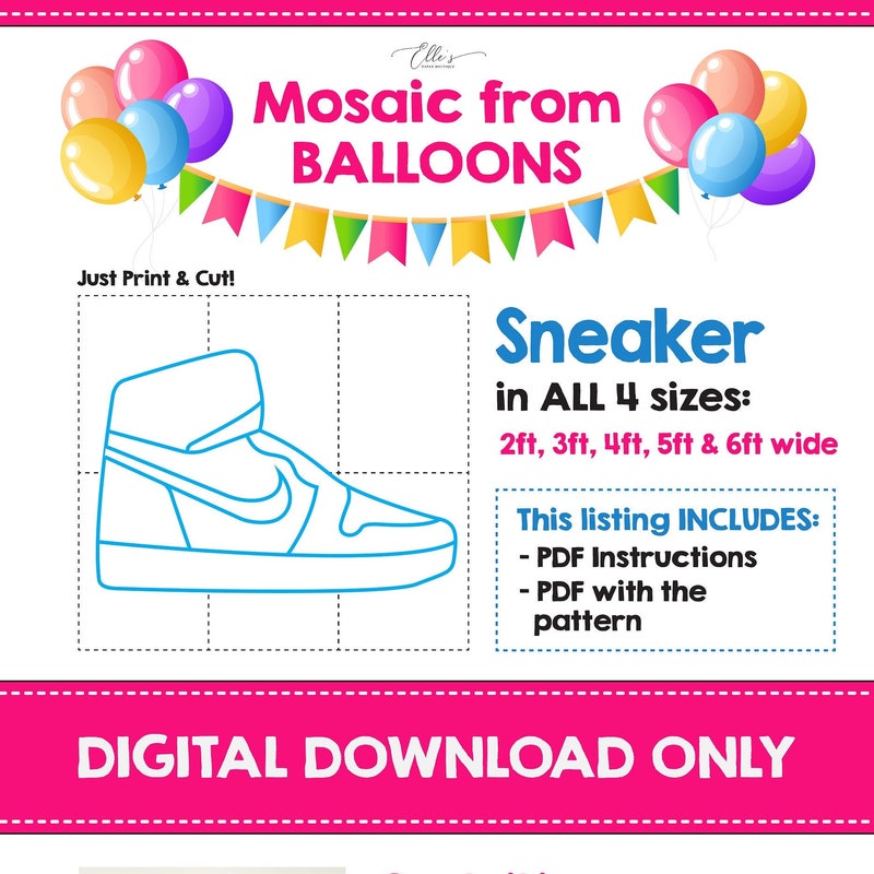 Sneaker Balloons - Etsy