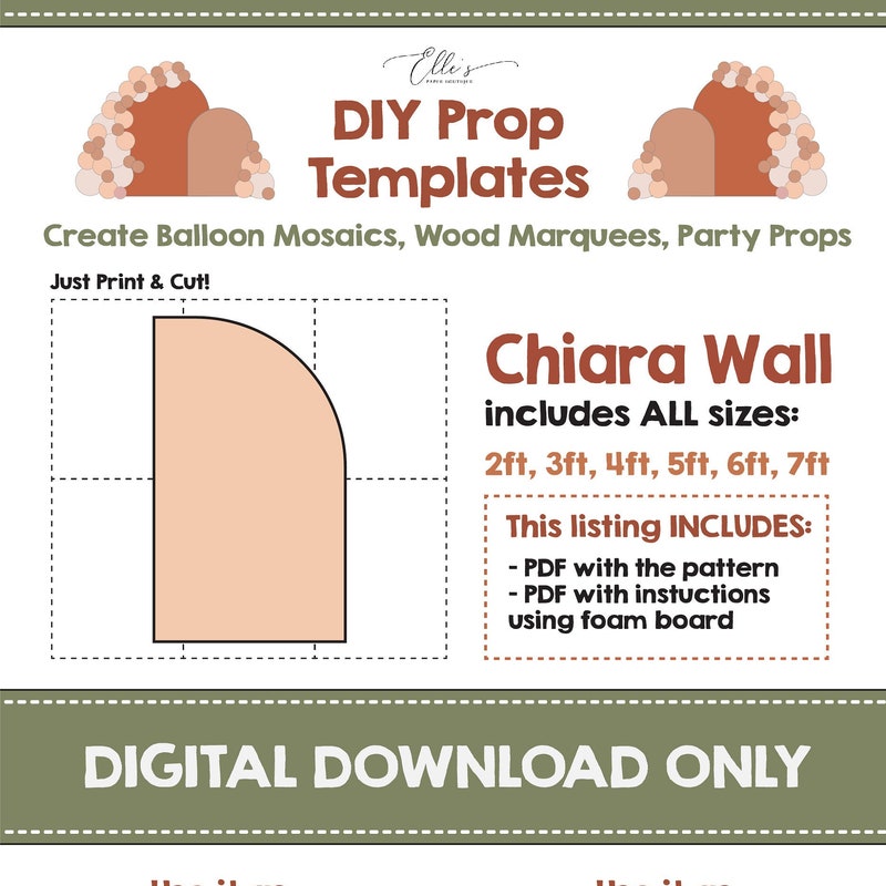 Chiara Arch Backdrop - Etsy