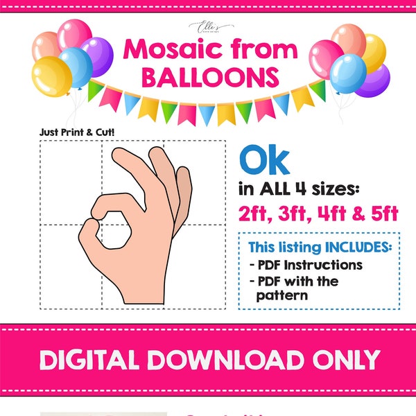 Okay Finger Template - Etsy