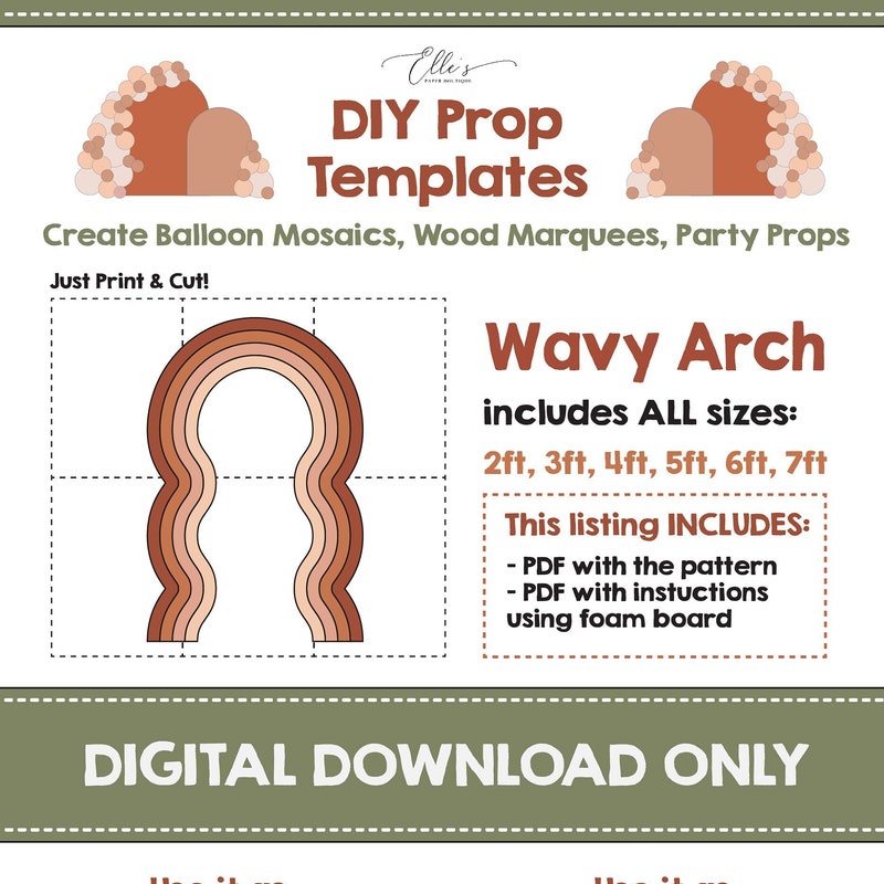 Arch Backdrop - Etsy