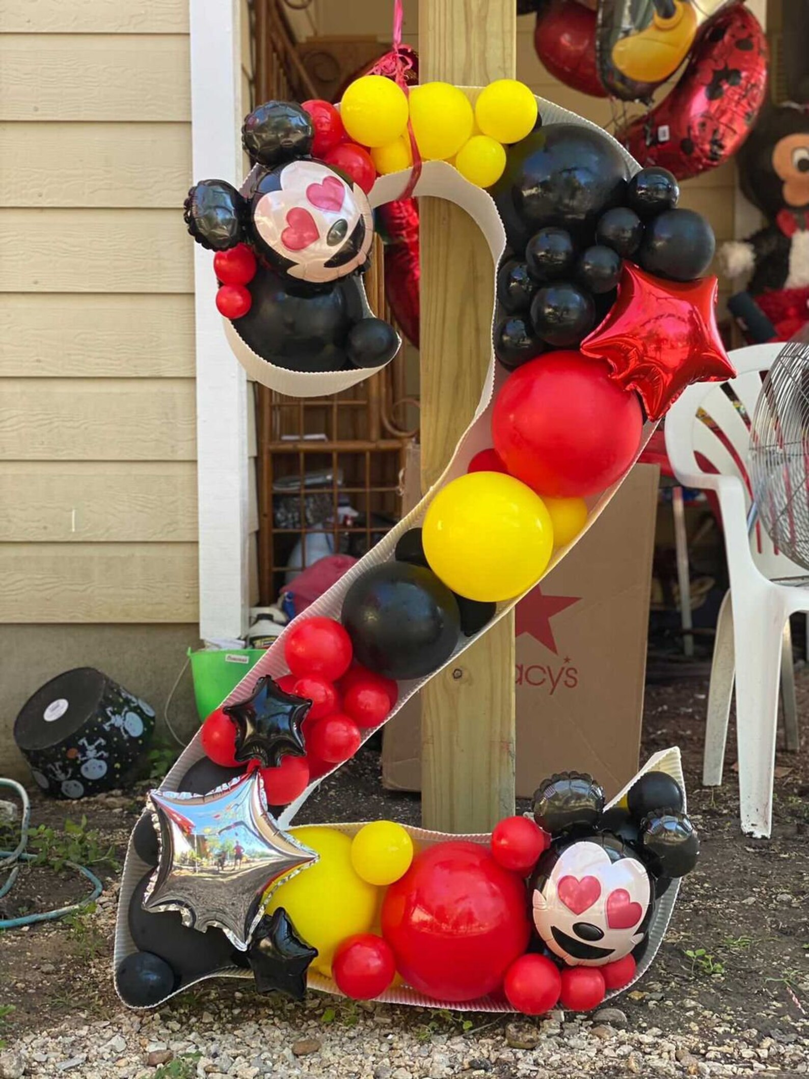 FANCY Number 0 Balloon Mosaic Template Zero Mosaic Number - Etsy