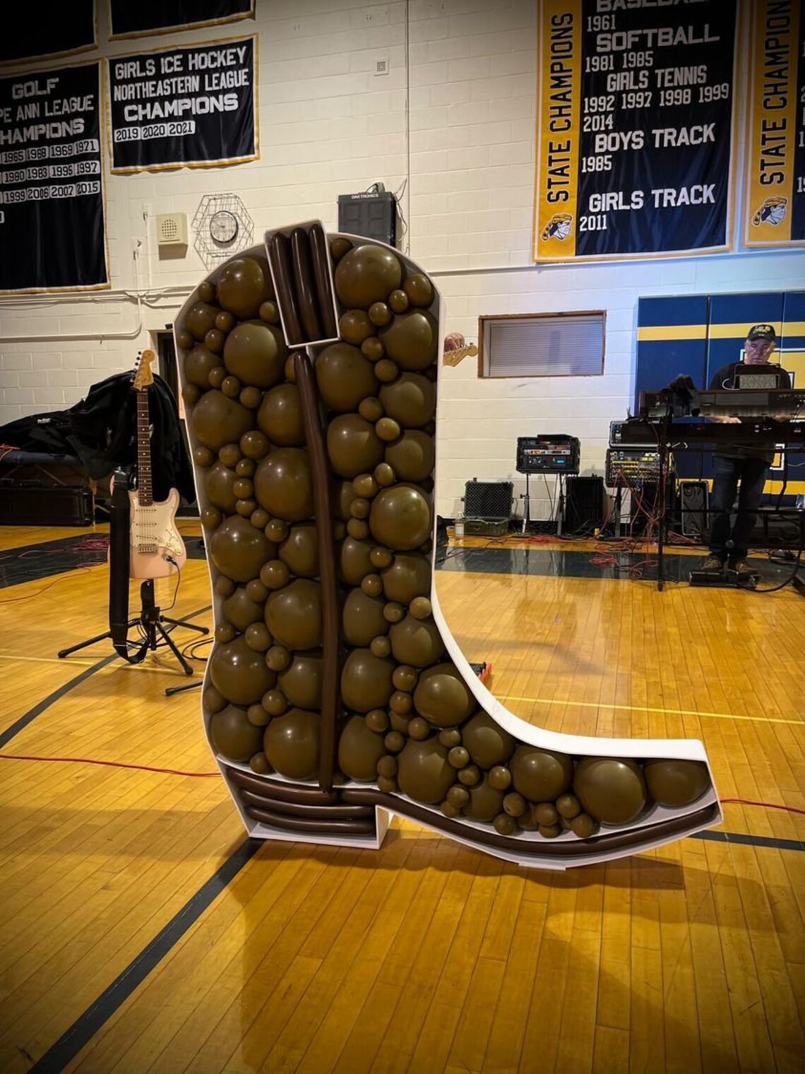 Cowboy Boot Mosaic From Balloons Cowboy Boot Mosaic From - Etsy