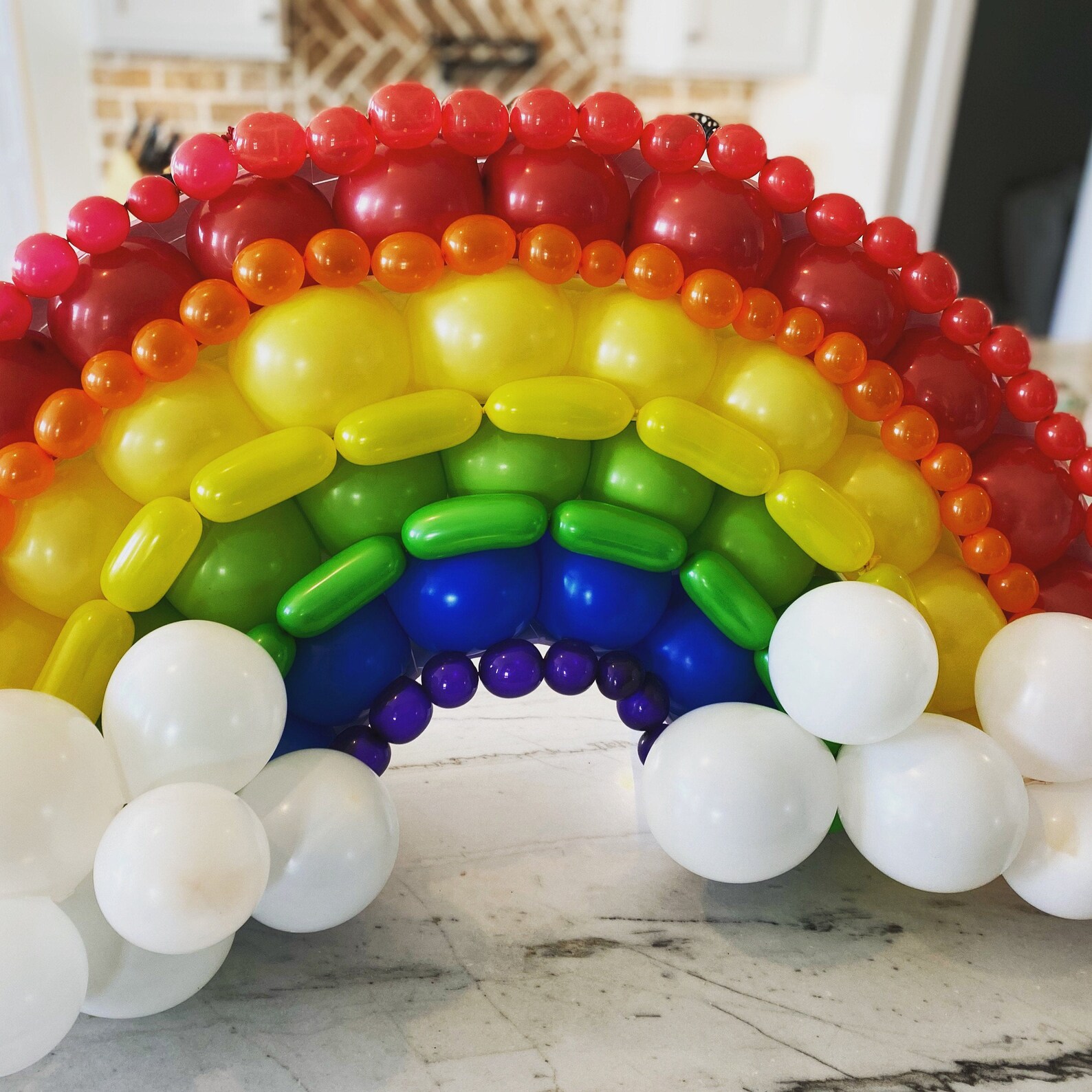 Fox From Balloons Mosaic From Balloons Foxy Birthday Decor | Etsy