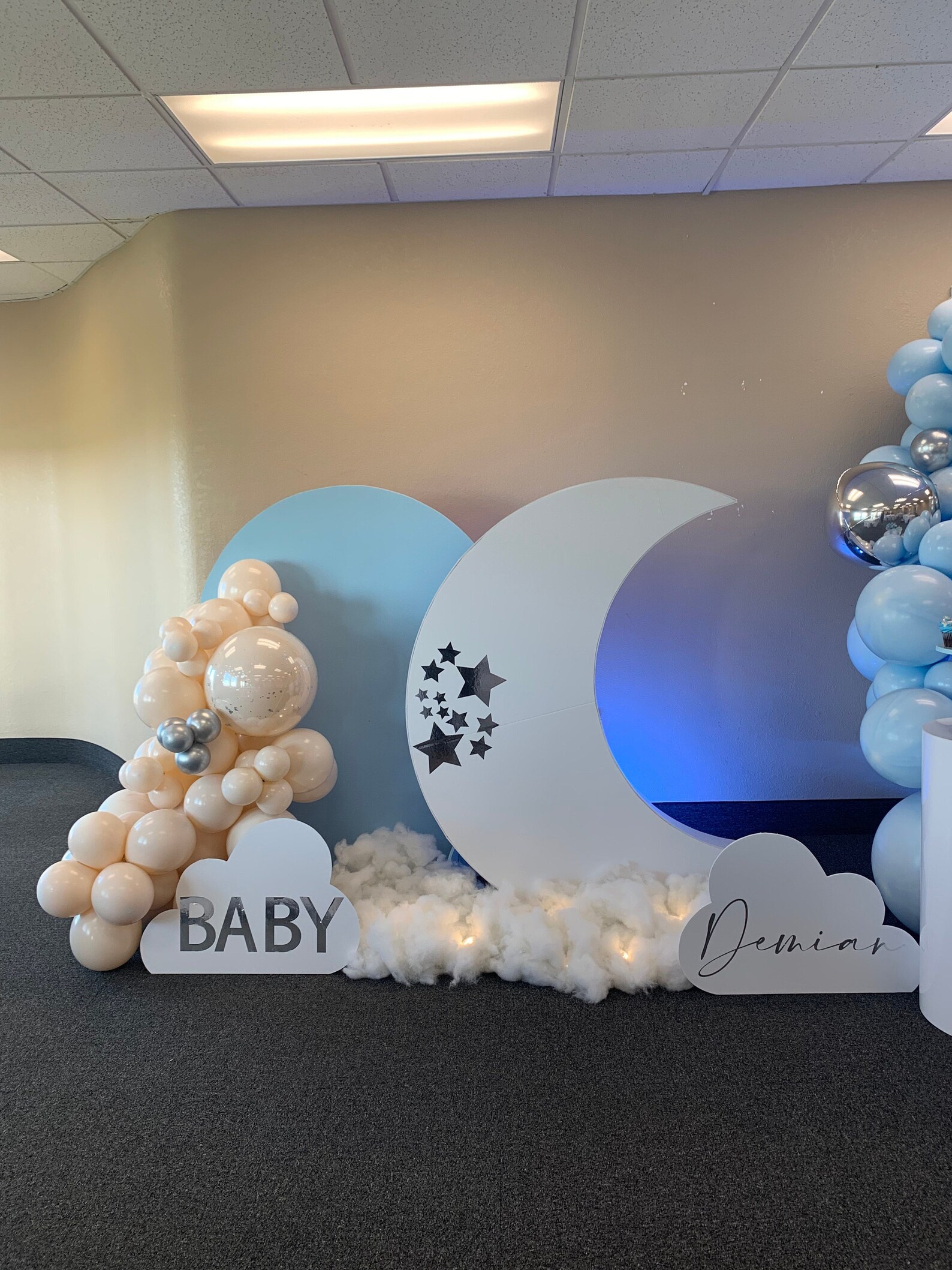 Moon Balloon Mosaic Template, DIY Party Decor (digital Download) - Etsy