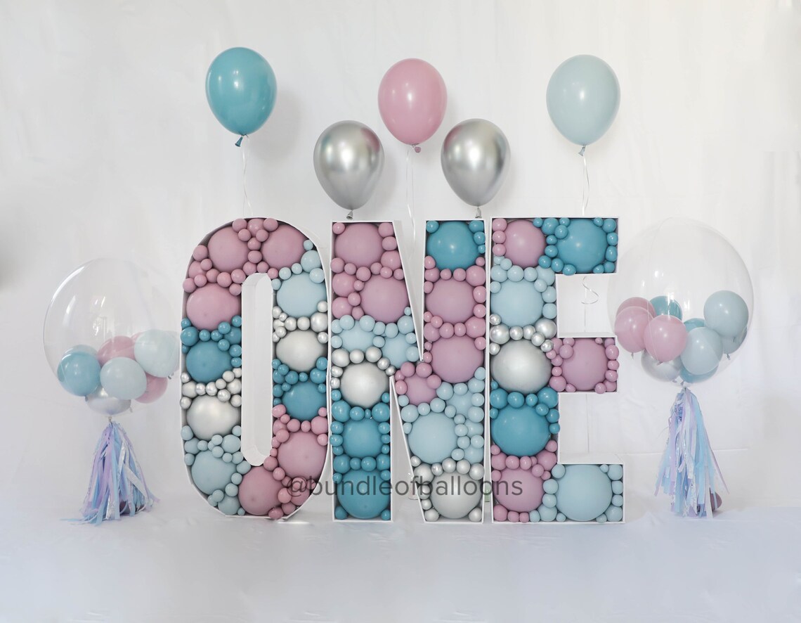 Mosaic Letter R BLOCK Font Mosaic From Balloons Mosaic | Etsy