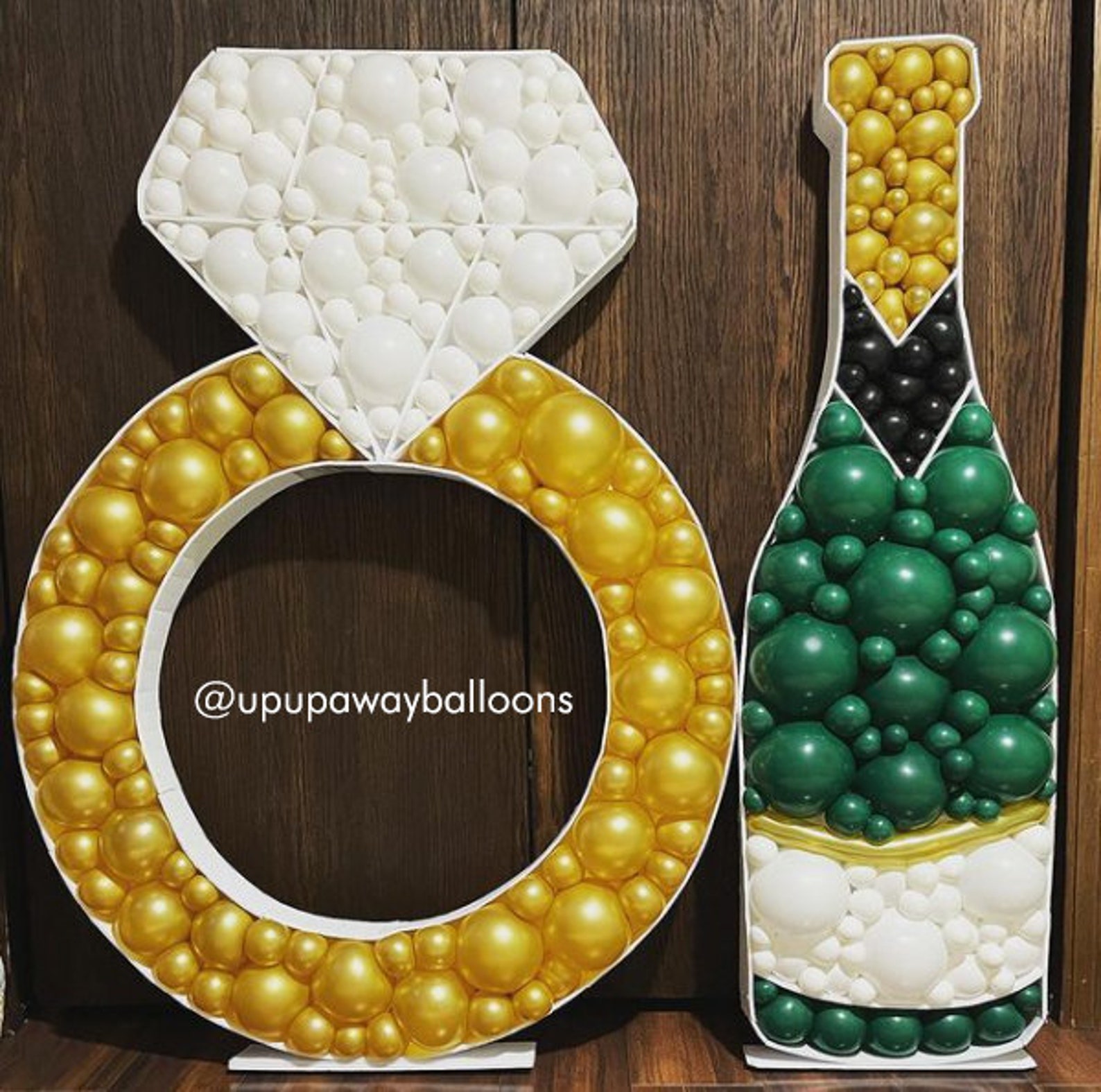 Carousel Horse Mosaic from Balloons Horse Mosaic Template | Etsy