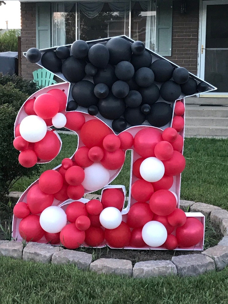 26 Graduation Hat From Balloons Prom 2026 Mosaic Template - Etsy Canada