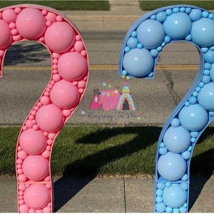 Mosaic Question Mark ? Square Font, Mosaic From Balloons, Wood Marquee ...