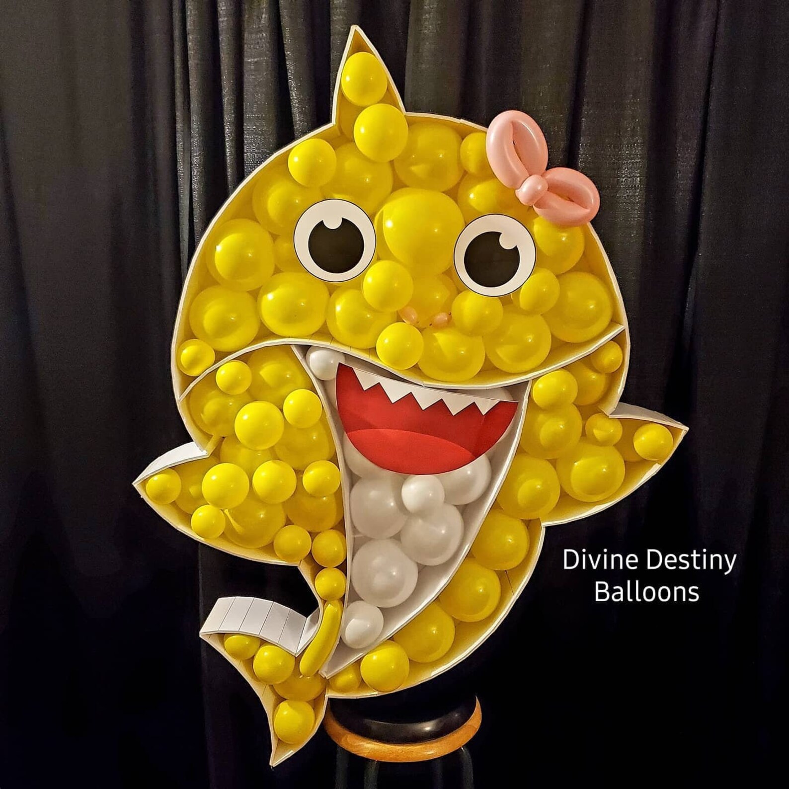 Octagon Balloon Mosaic Template, Stop Sign Mosaic From Balloons ...