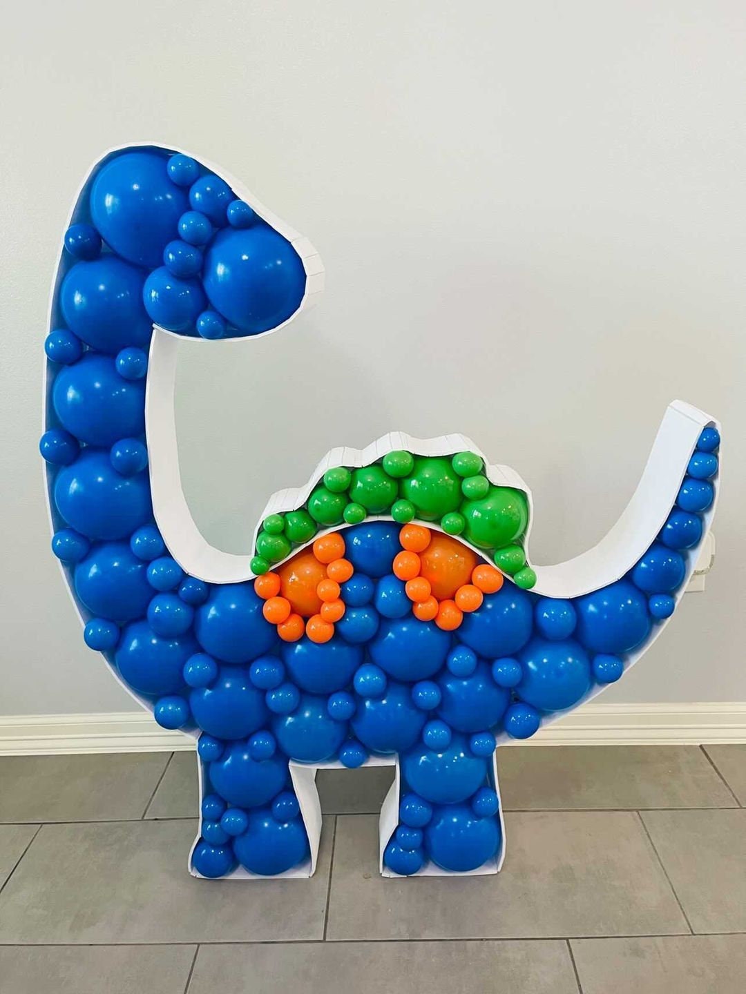 Dino From Balloons Dinosaur Mosaic From Balloons Dino | Etsy Canada