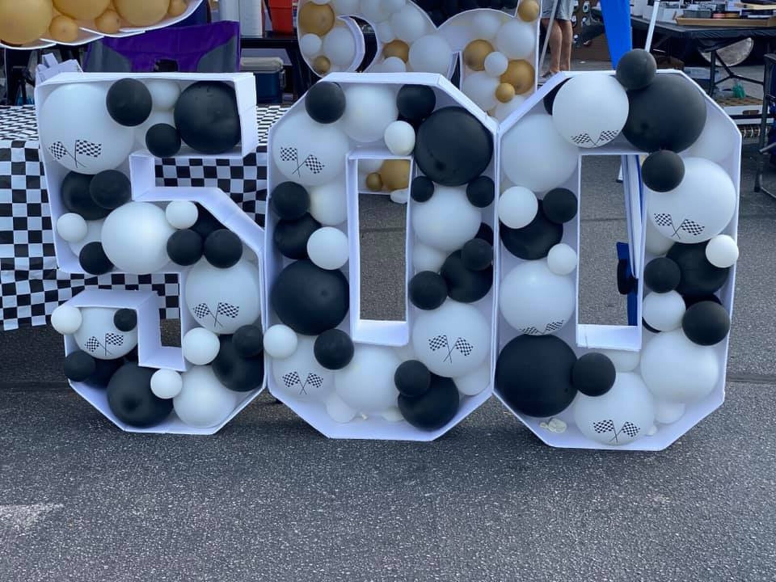 Number 0 BLOCK Font Balloon Mosaic Template Mosaic Number | Etsy