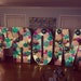 Mosaic Letter R, Mosaic Letters, Mosaic Templates, Mosaic From Balloons ...