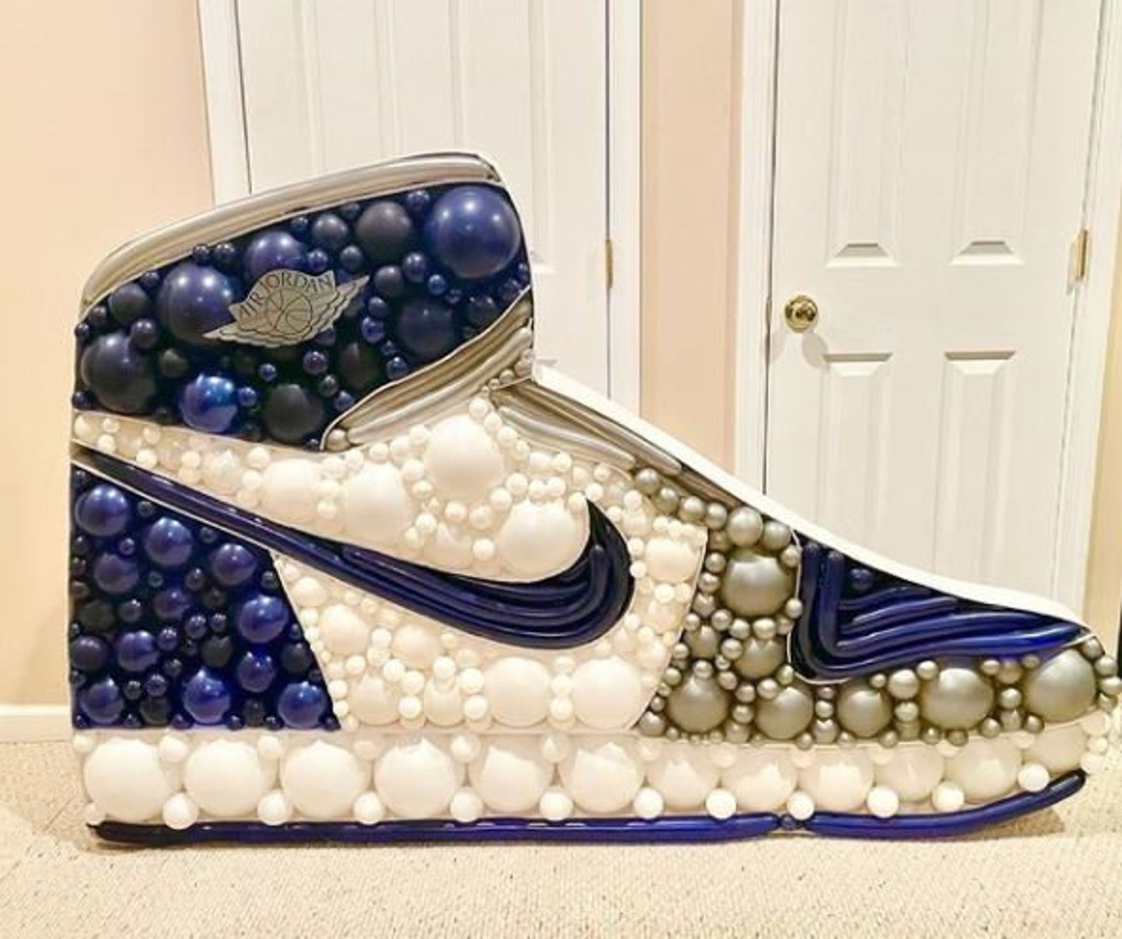 Sneaker From Balloons Shoe Mosaic From Balloons Decor Ideas - Etsy