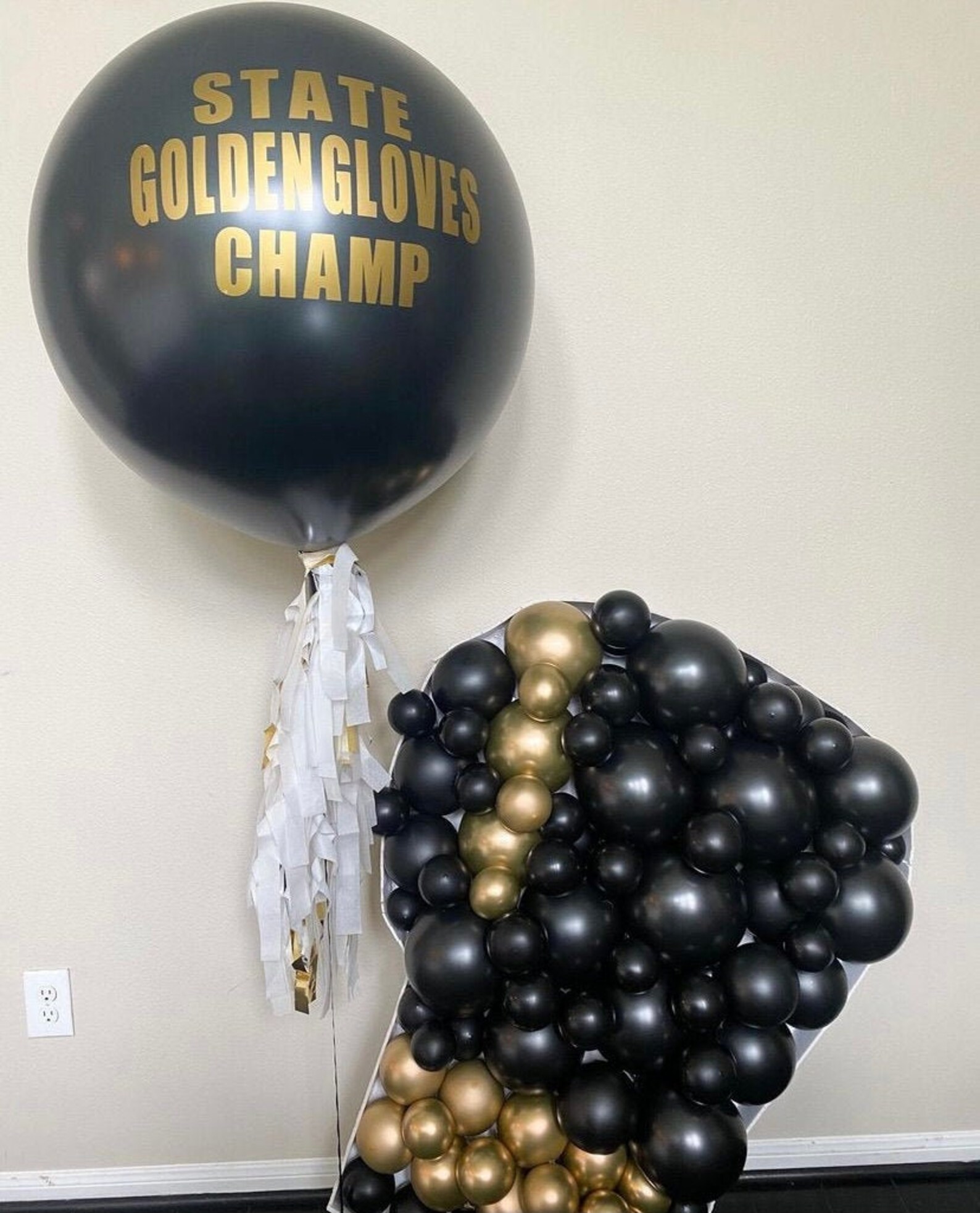 Boxing Gloves Mosaic From Balloons Boxing Mosaic Template - Etsy