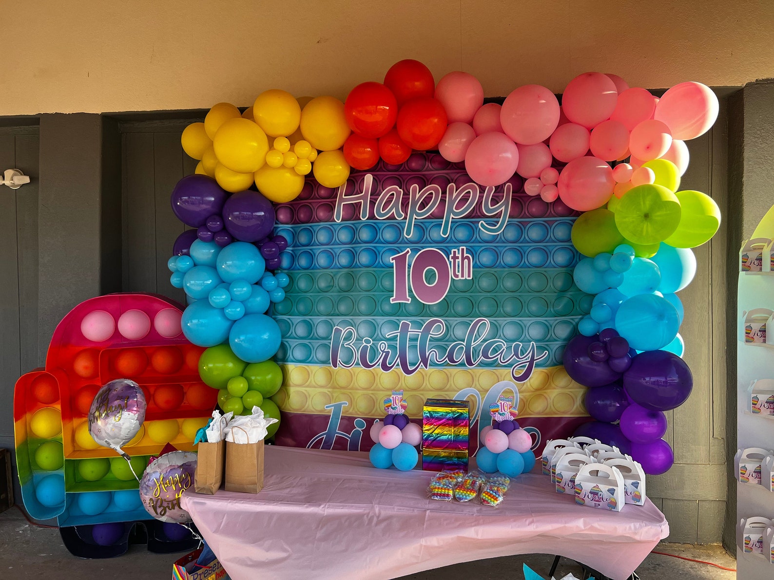 POP IT Mosaic From Balloons Pop Its Mosaic Template Pop Its - Etsy