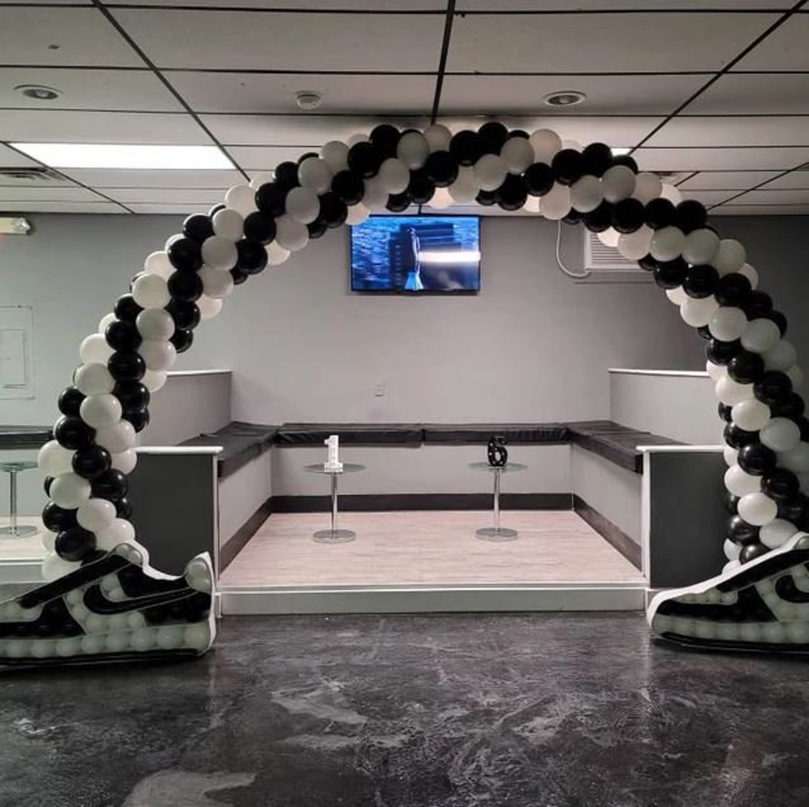 Sneaker From Balloons Shoe Mosaic From Balloons Decor Ideas - Etsy