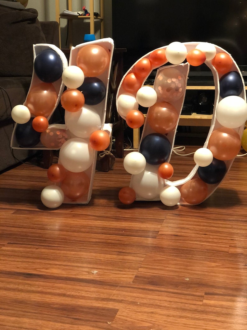 FANCY Number 4 Balloon Mosaic Template Number Four Mosaic | Etsy