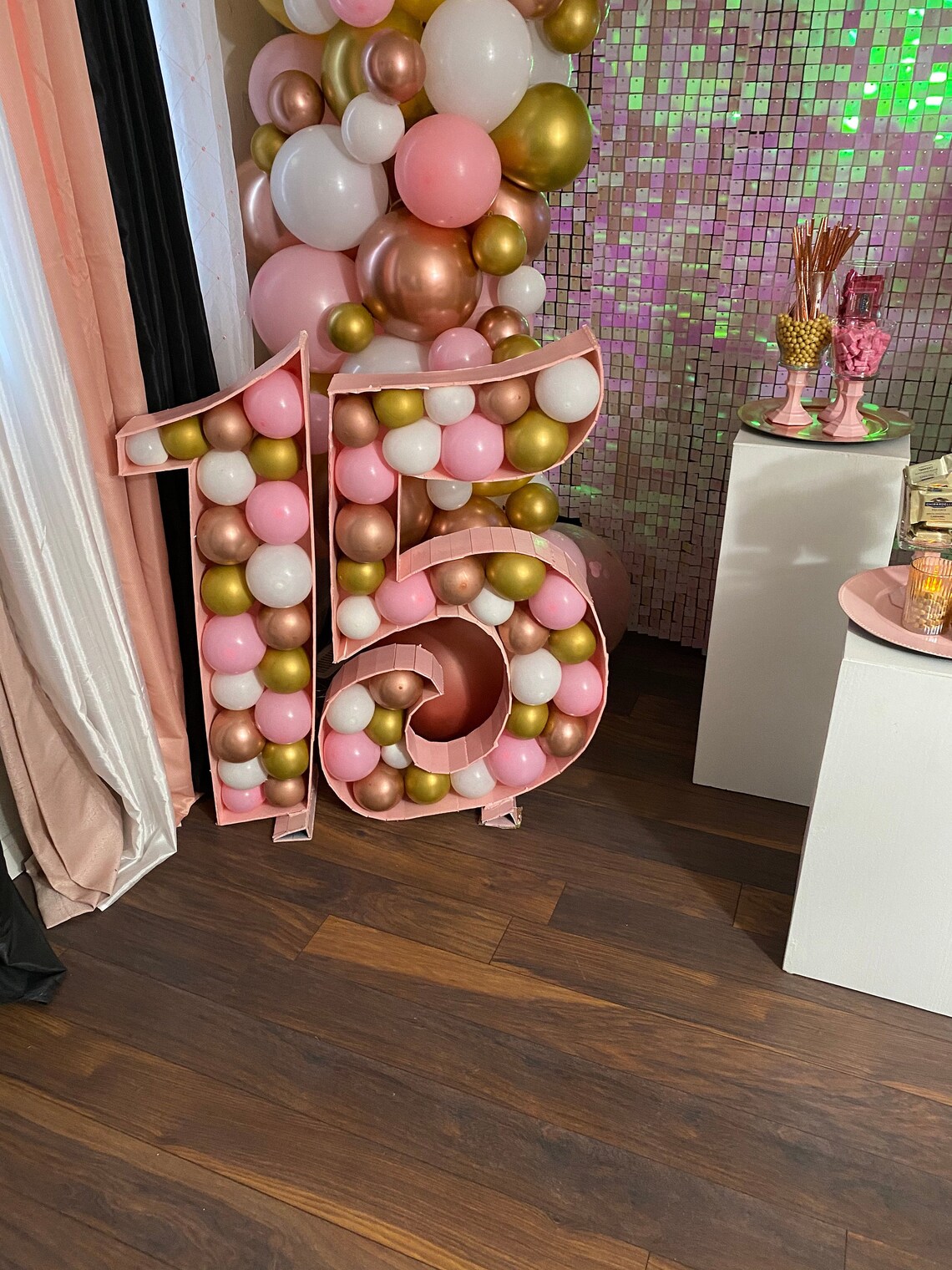 FANCY Number 5 Balloon Mosaic Template Five Mosaic Number | Etsy