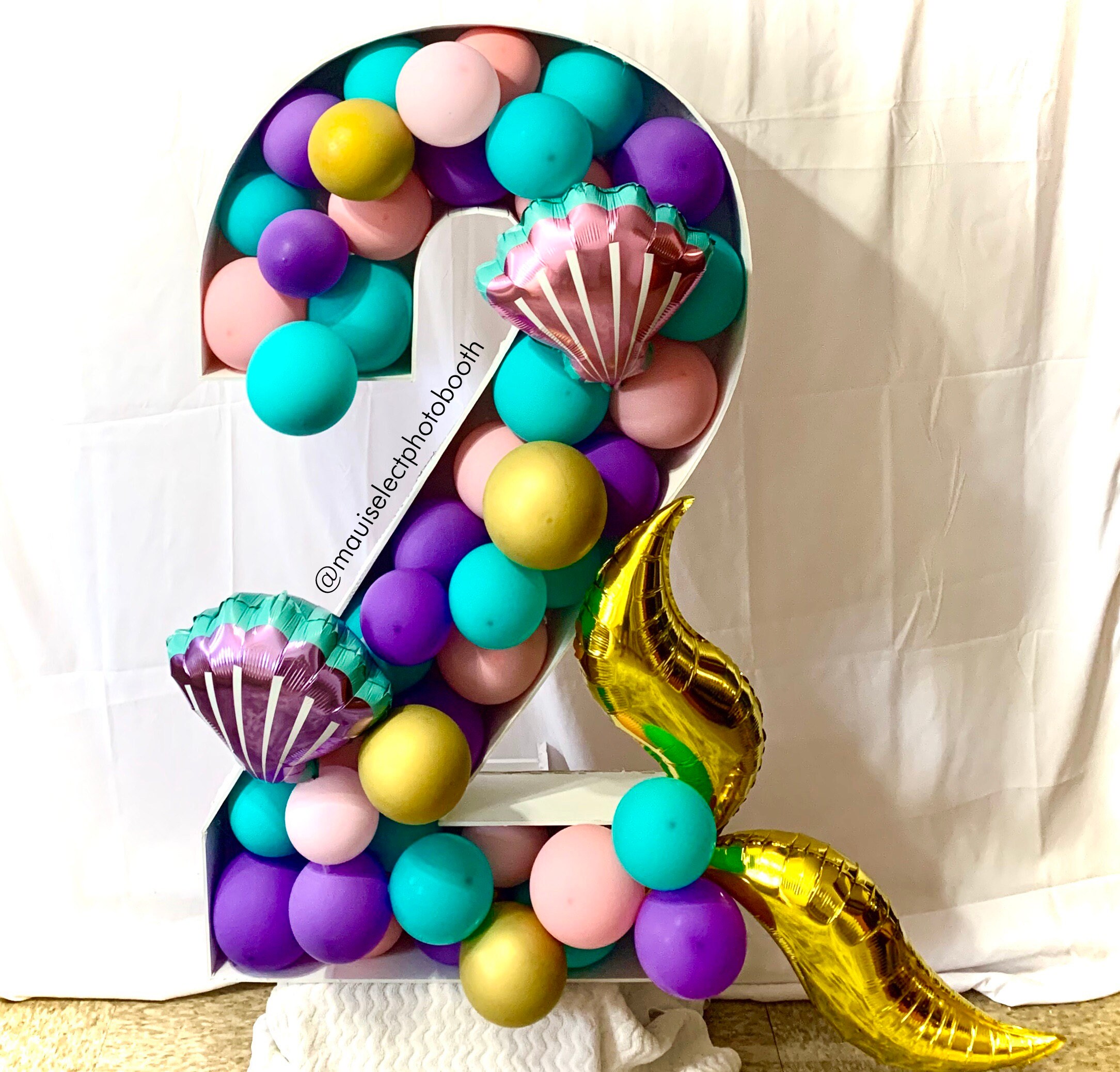 Number 2 Mosaic Numbers Number Two From Balloons Mosaic - Etsy Canada