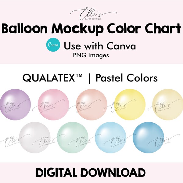 Qualatex Color Chart Mockup - Etsy